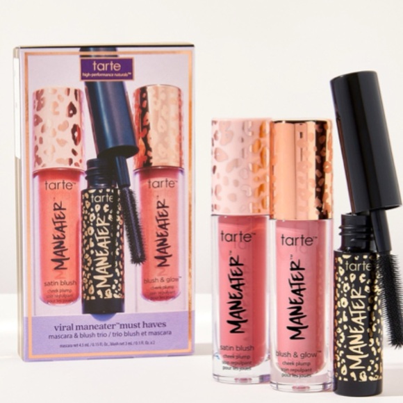 tarte | Makeup | Newtarte Maneater Blush Mascara Trio | Poshmark